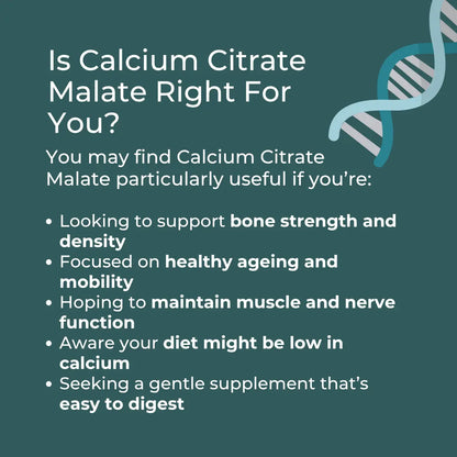Calcium Citrate Malate | High-Absorption Vegan Formula | Naturecan